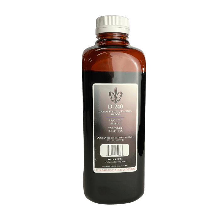 D-240 Belgian Candi Syrup – XX Dark Premium Brewing Syrup — SoCal ...