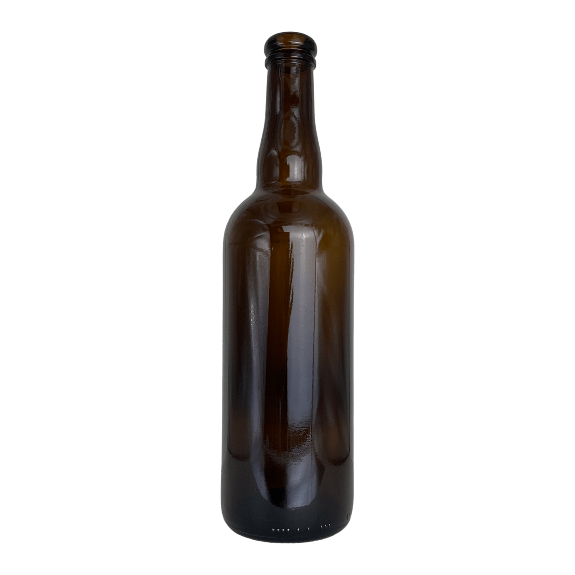 750mL Belgian Bottles for Cork & Wire Cage | Case of 12 Belgian Amber ...