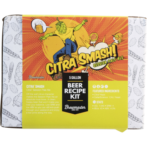 Citra Smash Session Pale Ale | Beginner Beer Recipe Kit | 5 Gallon Bre – SoCal Brewing Supply