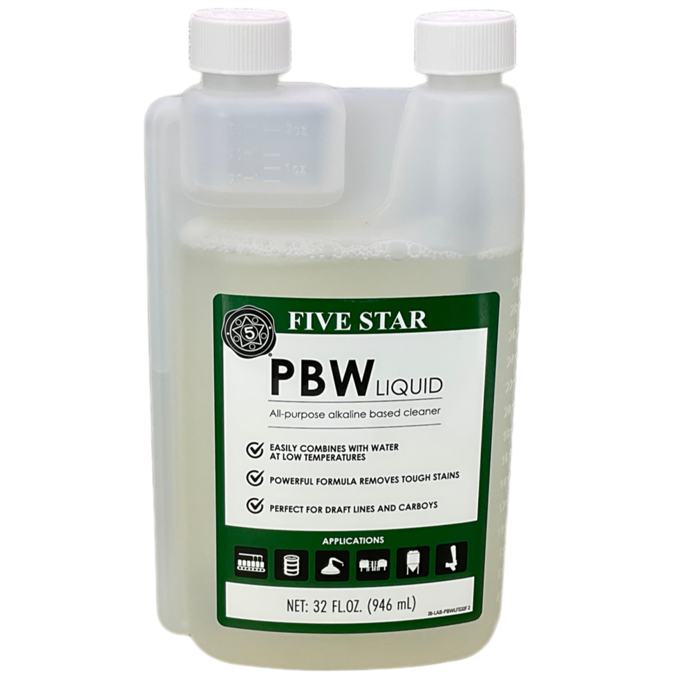 Liquid PBW – Five Star 32 oz | Brewery Cleaner